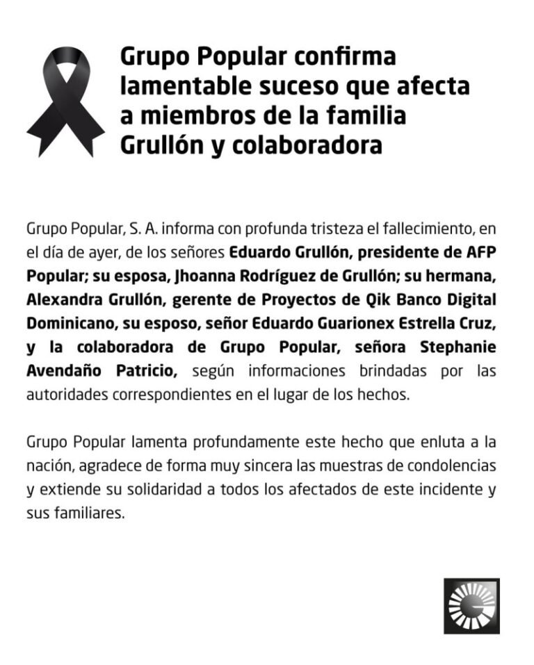 Confirmado: Hijo de Eduardo Estrella entre las Víctimas del Colapso en ...